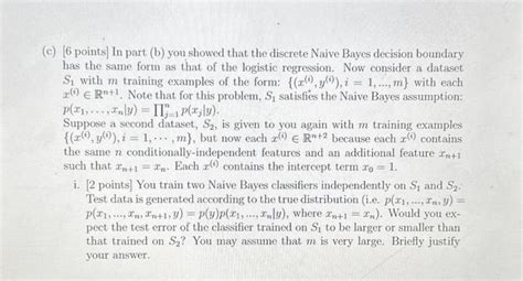 Solved B 7 Points Show That The Conditional Likelihood