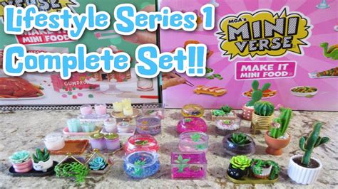 Miniverse Lifestyle Series 1 Complete Set Youtube