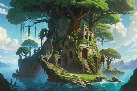 Step Into A World Of Magic Premium Ai Generated Image