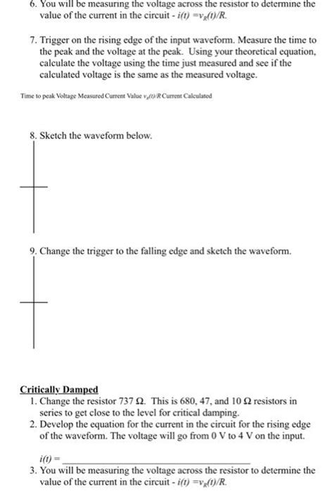 Solved Transient Response Of Series RLC Circuits Using Chegg Com