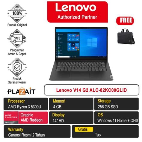 Jual Lenovo V G Alc Kc Glid Amd Ryzen U Gb Gb Amd Radeon Graphics Hd Win