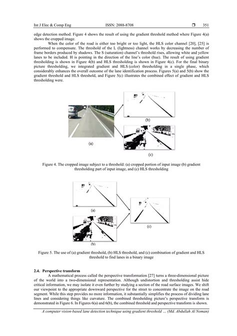 A Computer Vision Based Lane Detection Technique Using Gradient Threshold And Hue Lightness