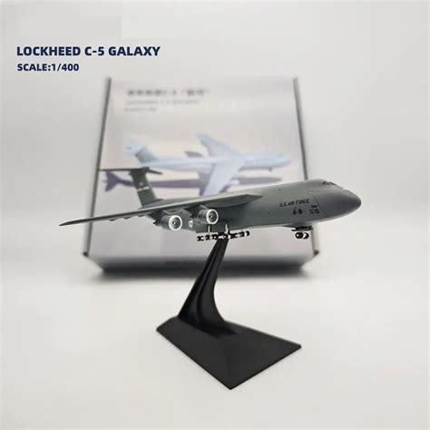 Lockheed C 5 Galaxy Die Cast 1 400 Scale Us Force Aircraft Model Toy