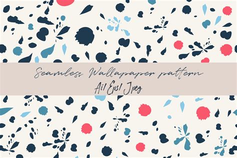 Abstract Vector Seamless Pattern Inky Graphic By Fleurartmariia Creative Fabrica