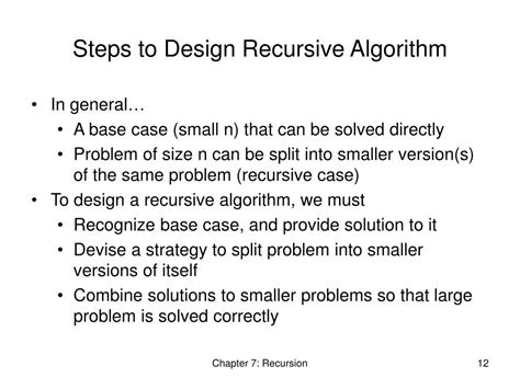Ppt Recursion Powerpoint Presentation Free Download Id620089