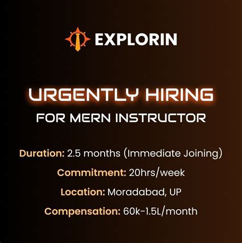 Hiring Jobopening Mernstack Teaching Placementprep