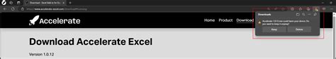 Download Accelerate Excel