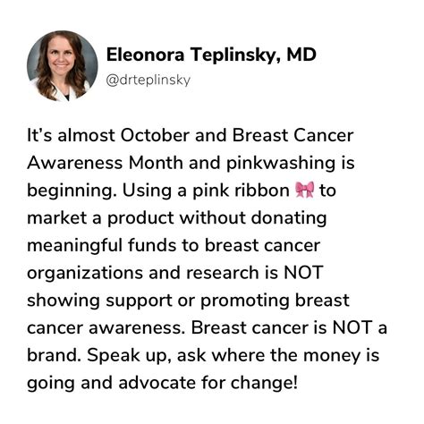 Eleonora Teplinsky Md On Linkedin Thinkbeforeyoupink Bcam