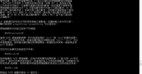 初學者之卷 命令提示字元 10：變數指令