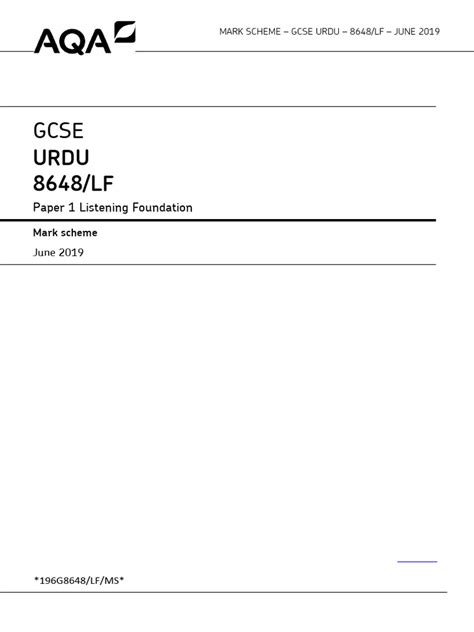 Aqa 86481f W Ms Jun19 Pdf Question Ambiguity