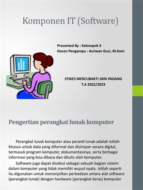 Kelompok 4 Komponen It Software Pdf