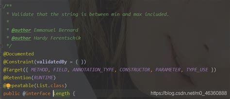 Notnull、notblank、notempty、 Length、size的使用 Csdn博客
