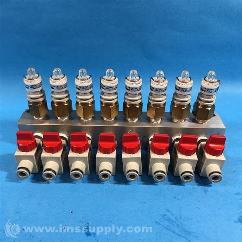 Smc 16 Port Pneumatic Manifold Ims Supply