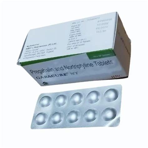 Pregabalin Nortriptyline Tablets At 163 Box In New Delhi ID 2851623931997
