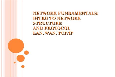 fundamental of networking models LAN WAN MAN | PPT