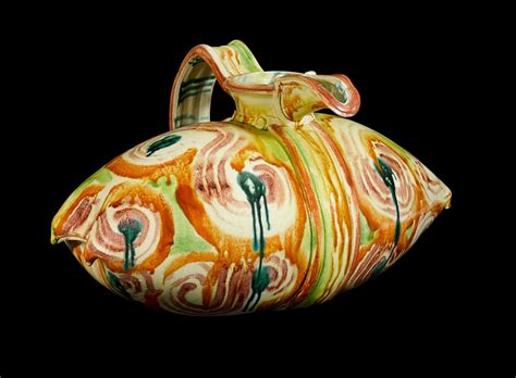 Bonhams Betty Woodman American Born 1930 Pillow Pitcher Circa 1983