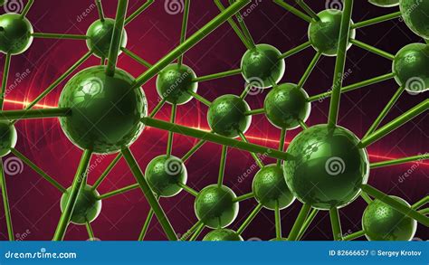 Green Molecular Geometric Chaos Abstract Structure Science Technology