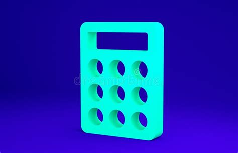 Green Password Protection And Safety Access Icon Isolated On Blue Background Security Safety