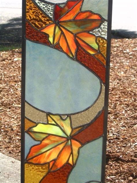 Autumn Leaves Stained Glass Pattern Glass Designs