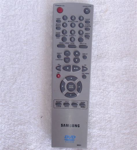 Samsung Dvd Remote Control Model 00002a