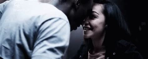 Interracial Couple Making Out  Interracial Couple Making Out