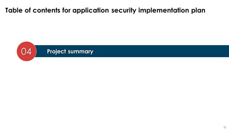 Application Security Implementation Plan Powerpoint Presentation Slides