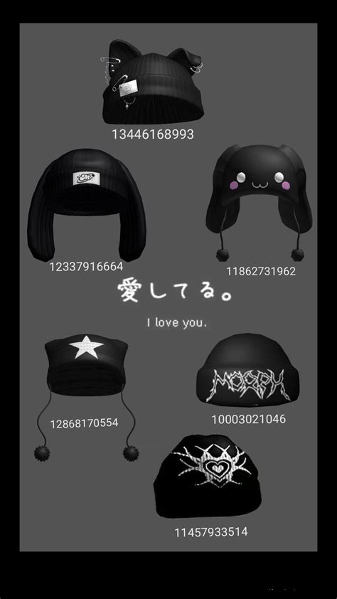 🖤black Aesthetic Roblox Accesories Codes🖤 Coding Roblox Roblox