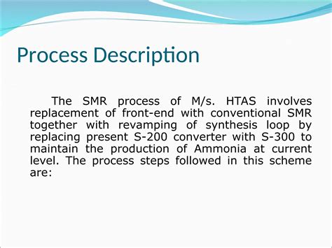 201756693 Process Flow Diagram Of A Haldor Topsoe Process Ammonia Plant Ppt