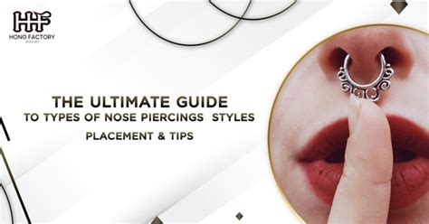 The Ultimate Guide To Types Of Nose Piercings Styles Placement Tips