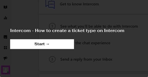 Intercom How To Create A Ticket Type On Intercom
