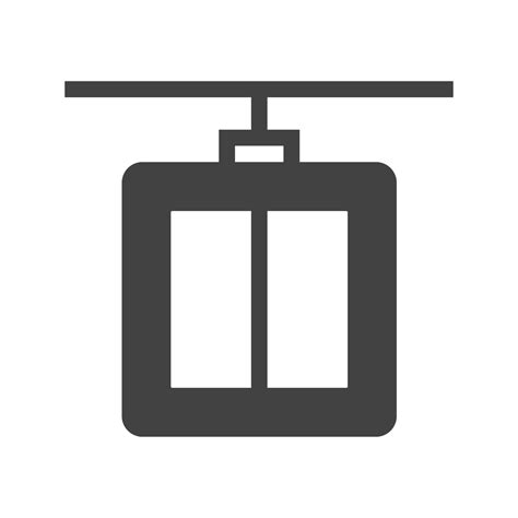 Cable Car Glyph Black Icon 8303171 Vector Art At Vecteezy