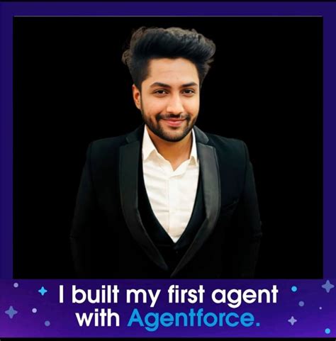 Salesforce Trailhead Agentforce Builtwithagentforce Ai… Amaan Khan ☁