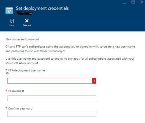 Unable To Ftp Into Azure Web App Stack Overflow