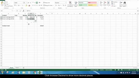 How To Use A Formula To Round Numbers In Excel Youtube