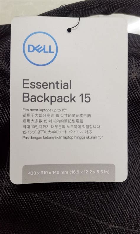 Dell Essential Backpack 15 Es1520p Mens Fashion Bags Backpacks On Carousell