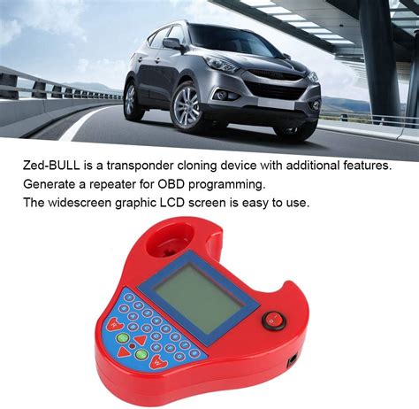 buy key programmer transponder clone device find pin multi languages smart zed bull programmer