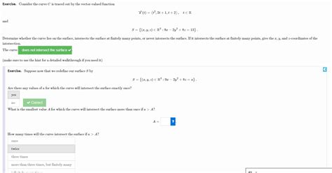 Solved Exercise Consider The Curve C Is Traced Out By The Chegg