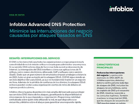 Infoblox Advanced Dns Protection