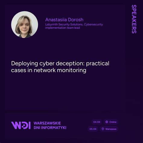 Wdi25 Cyberdeception Cybersecurity Cyberdefense Labyrinth Security Solutions