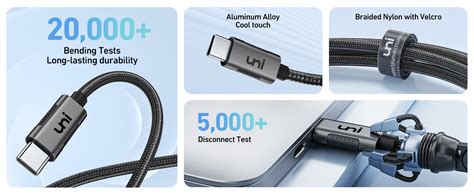 Uni 100w Usb C To Usb C Cable 66ft Usbc To Usbc Cable Pd