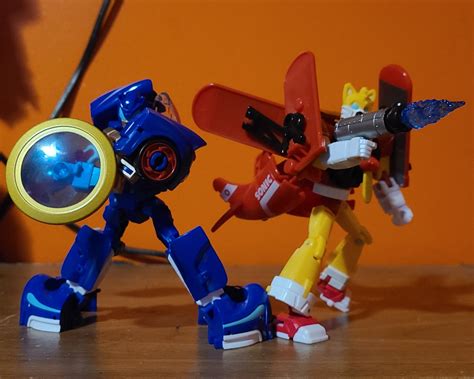 Sonic X Transformers Wingtail And Blue Booster 2 Pack Available At Us
