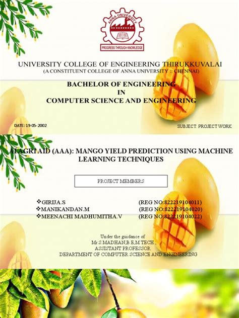 Mango Yield Predictionthirukkuvalai Pdf