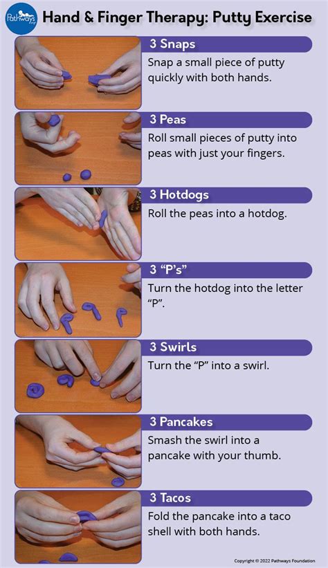 Hands And Finger Exercises Using Putty Artofit