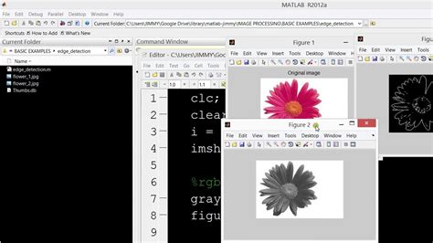 Detecting Edges Of Picture In Matlab Youtube