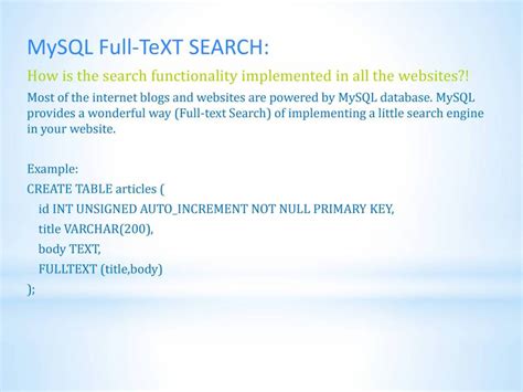 mysql database administration a beginner s guide powerpoint slides