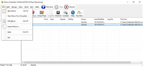 Macro Scheduler Download Softpedia