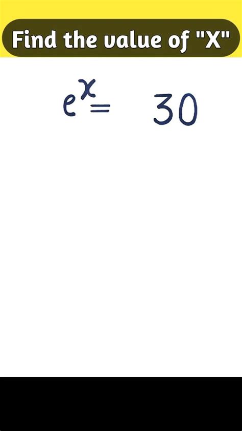 Exponential Tricks Discover The Value Of X