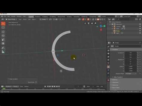 Blender Simple Deform Bend Modifier Blender YouTube