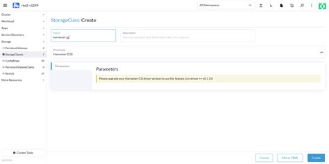 Rfe Rancherui May Allow To Create Storageclass With Provisioner