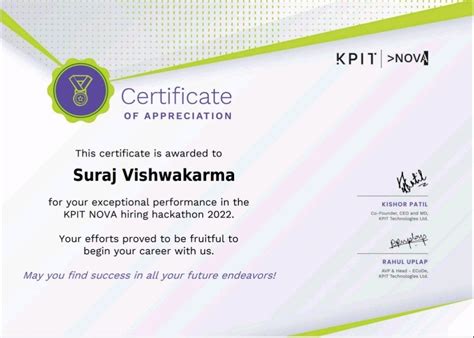 Suraj Vishwakarma On Linkedin Kpit Kpithackathon Kpitnova